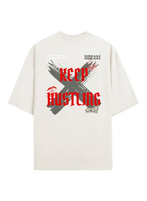 Camiseta Oversized Hustling - Keep Dream